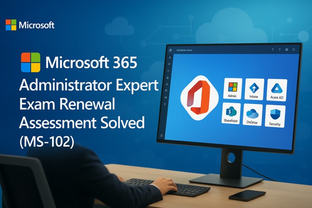 Azure Administrator Exam Renewal Assessment Solved (AZ-104) - MS Cloud ... Azure Administrator Exam Renewal Assessment Solved (AZ-104) - MS Cloud ...