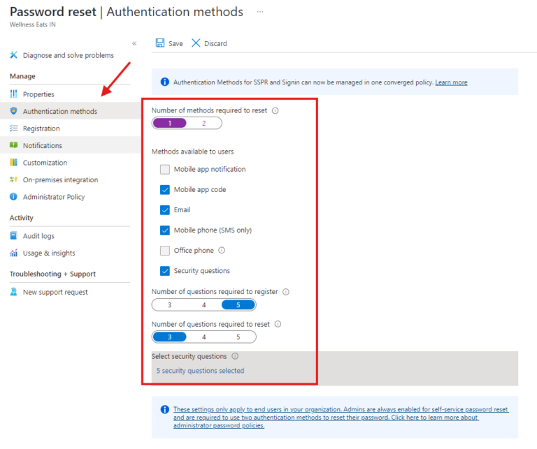 Step By Step Guide On How To Enable Self-Service Password Reset 2025 ...