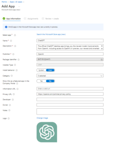 Effortlessly Deploy The ChatGPT App With Microsoft Intune - MS Cloud Explorers